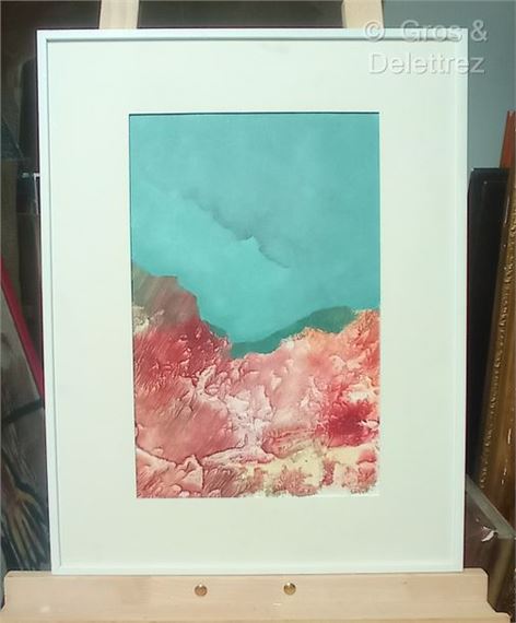 Lily Masson | Lot composed of 5 works by Lily MASSON : -Paysage de ...