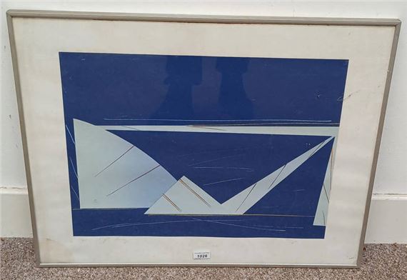 J. Taylor | J taylor night journey signed in pencil framed mixed media ...