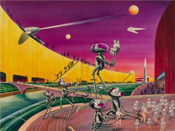 Frank R. Paul | PAUL, Frank R. Original artwork for an unpublished ...
