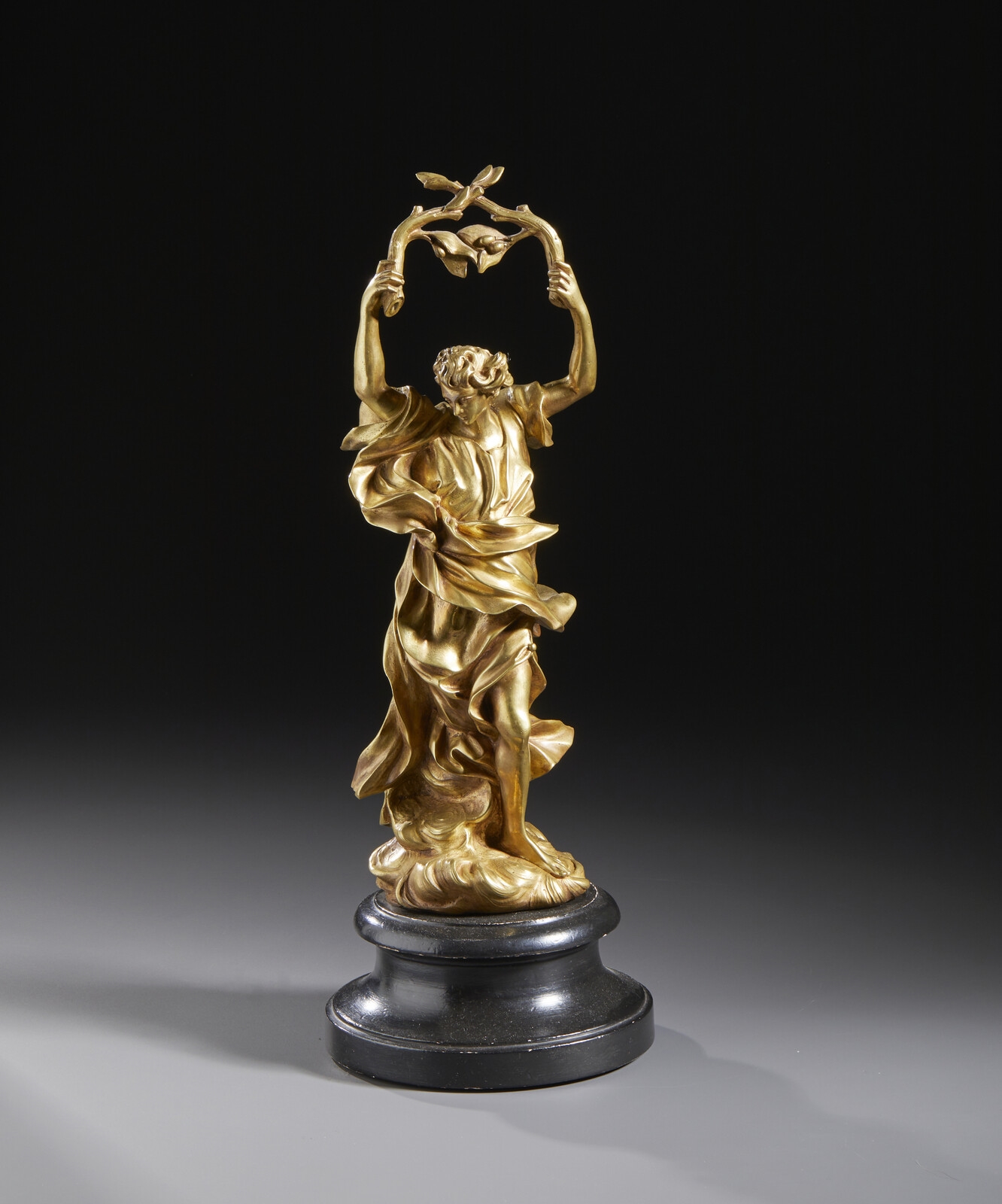 Massimiliano Soldani | Allegorical figure holding two olive branches ...