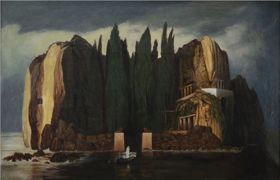 Arnold Böcklin | The Isle of the Dead, after Arnold Böcklin (1886 ...