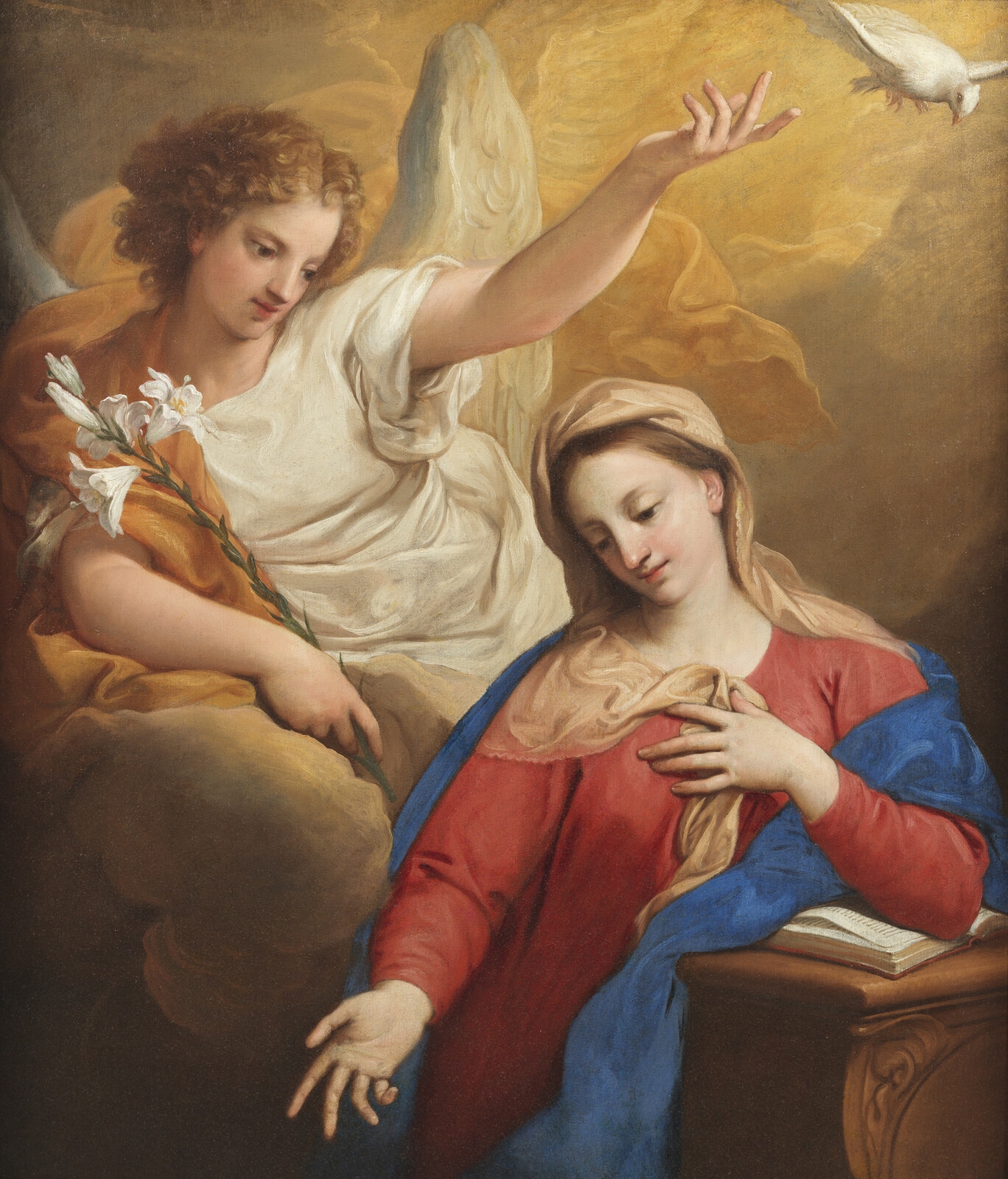 Gregorio Lazzarini | The annunciation (1730) | MutualArt
