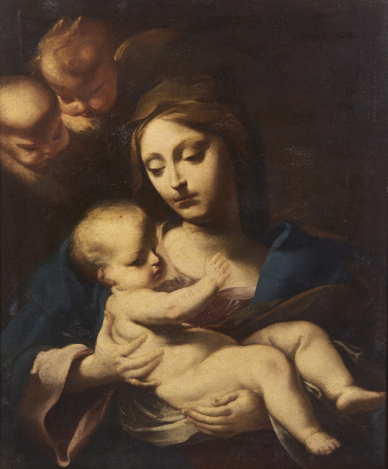 Gian Domenico Cerrini | Madonna with Child and angels | MutualArt