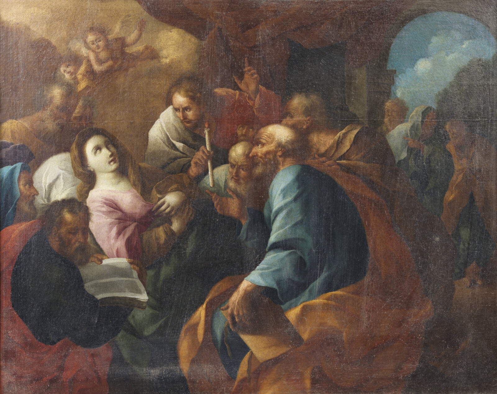 Neapolitan School, 17th Century | The dormition of Mother of God | MutualArt