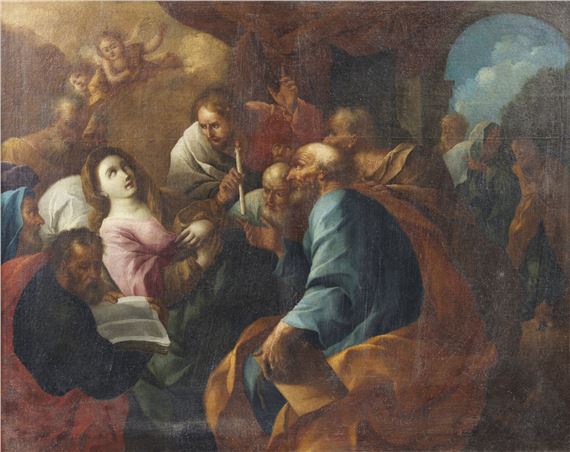 Neapolitan School, 17th Century | The dormition of Mother of God | MutualArt