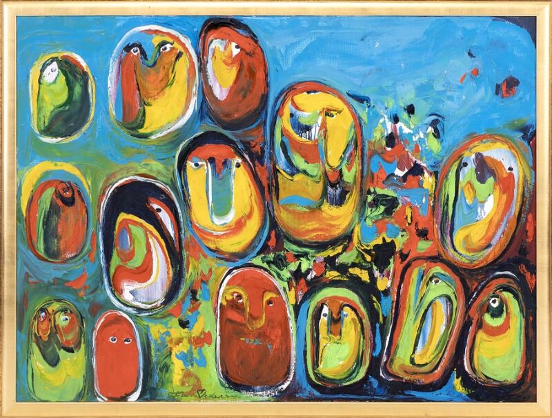 Finn Pedersen | Søndags malerne - Fra Valga (2003) | MutualArt