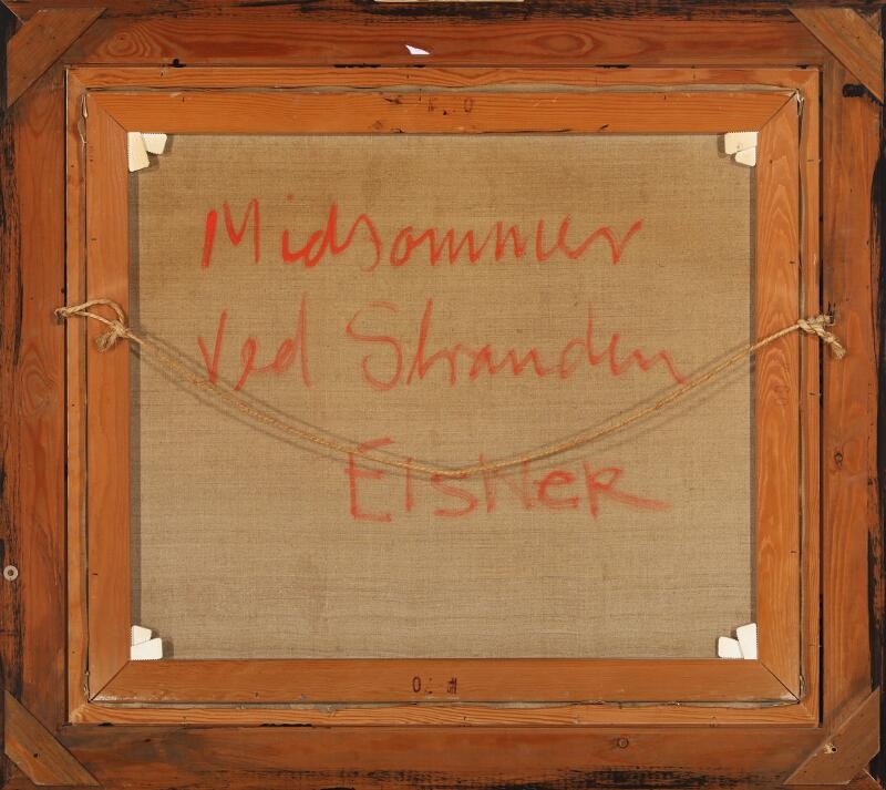 Ib Eisner | Midsommer ved stranden | MutualArt