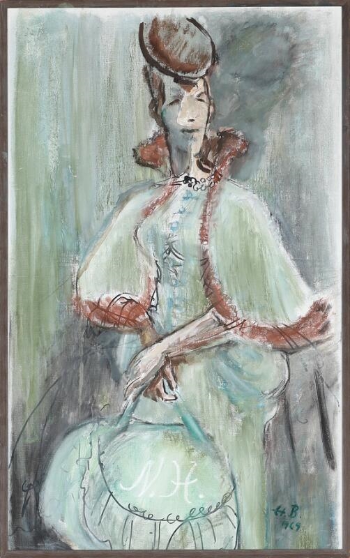 Hans Bendix | Portrait of Lily Weiding | MutualArt