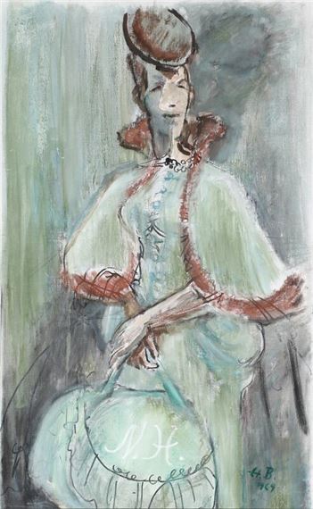 Hans Bendix | Portrait of Lily Weiding | MutualArt