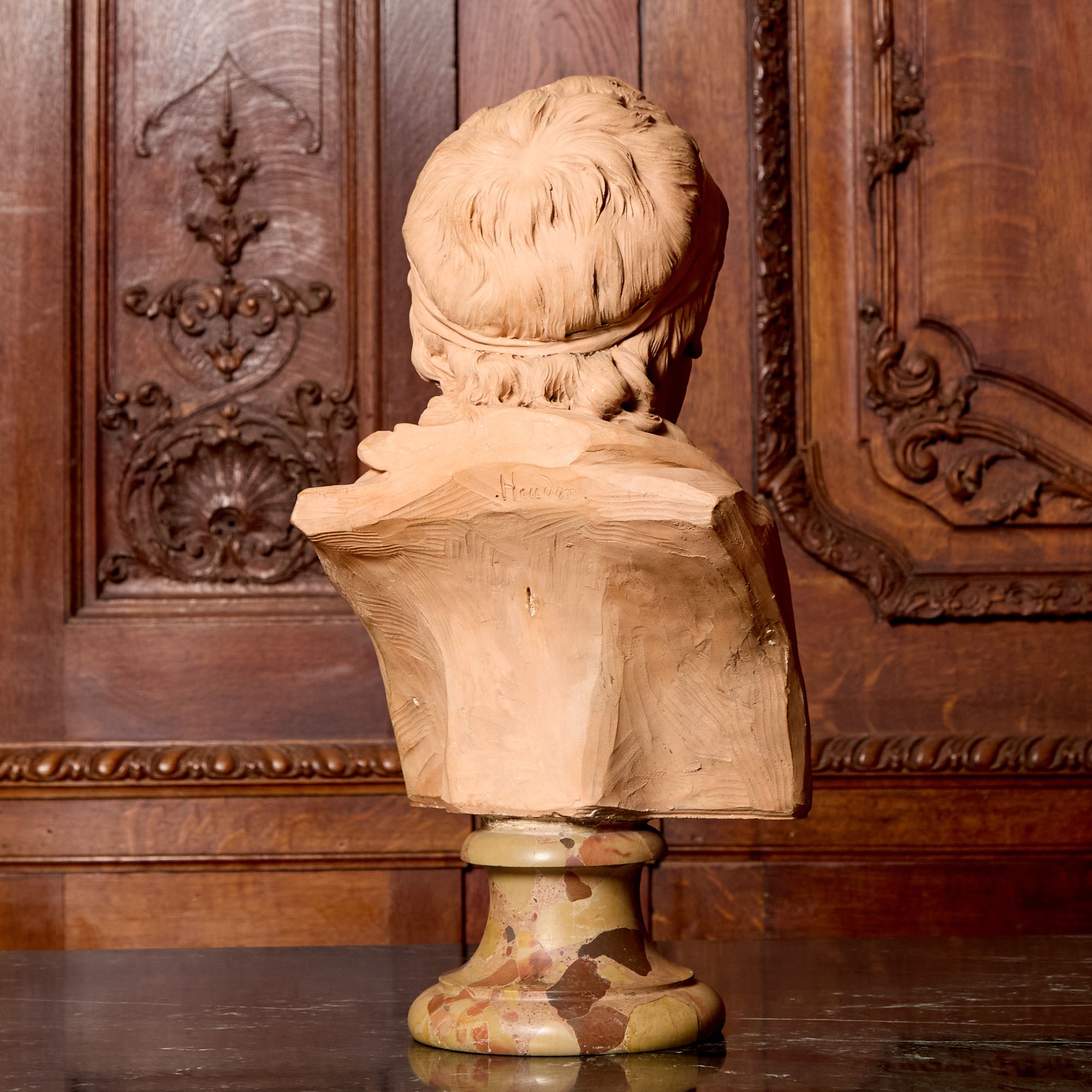 Jacques Rousseau | Terracotta Bust of a Jean Jacques Rousseau After ...