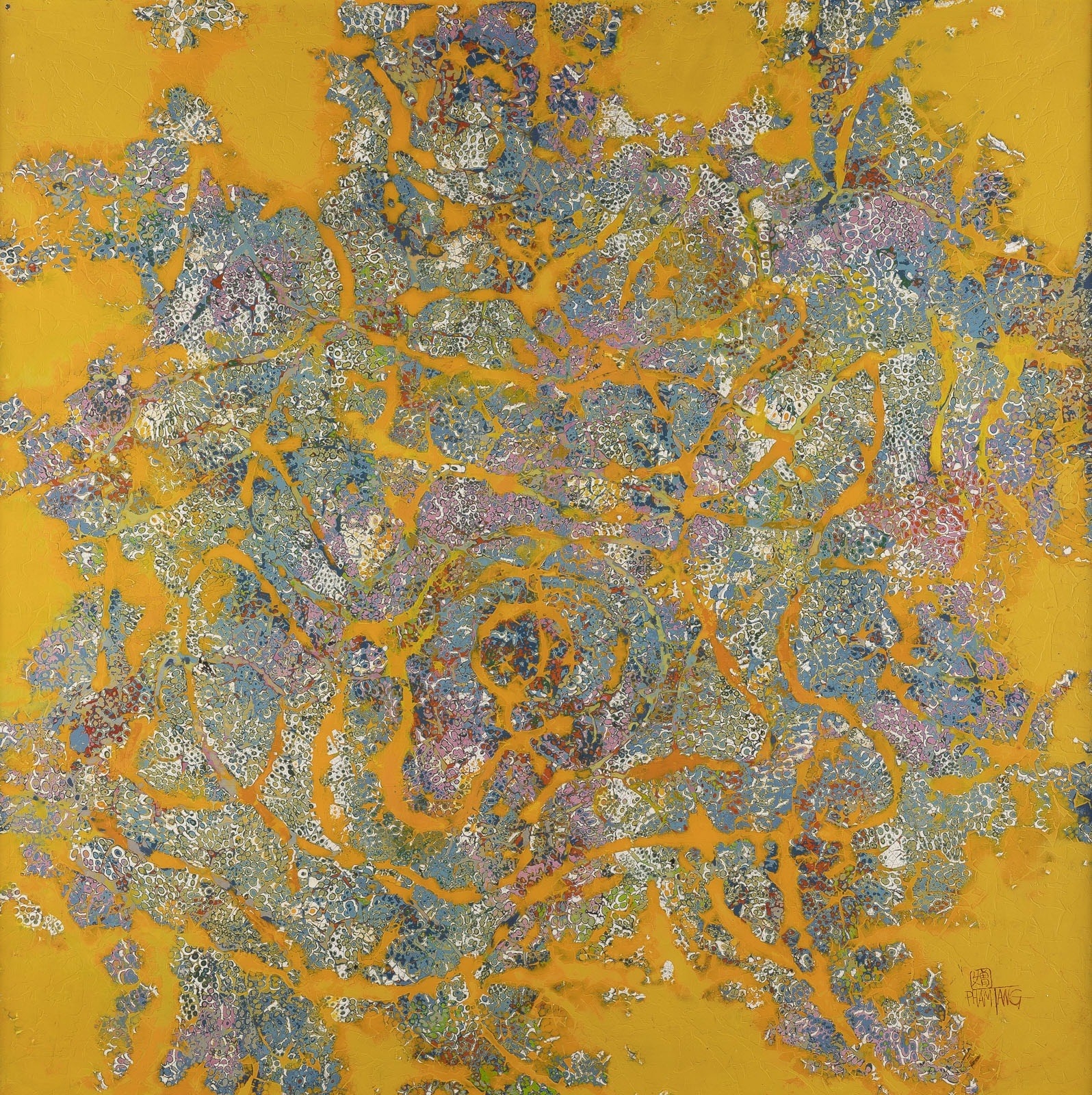 Pham Tang | KOMPOSITION AUF GELB (1924) | MutualArt