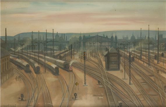 István Mácsai | BAHNHOF (1922 - 2005) | MutualArt