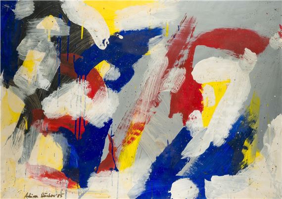 Achim Duchow | ABSTRAKTES FARBENSPIEL' (1985 | MutualArt