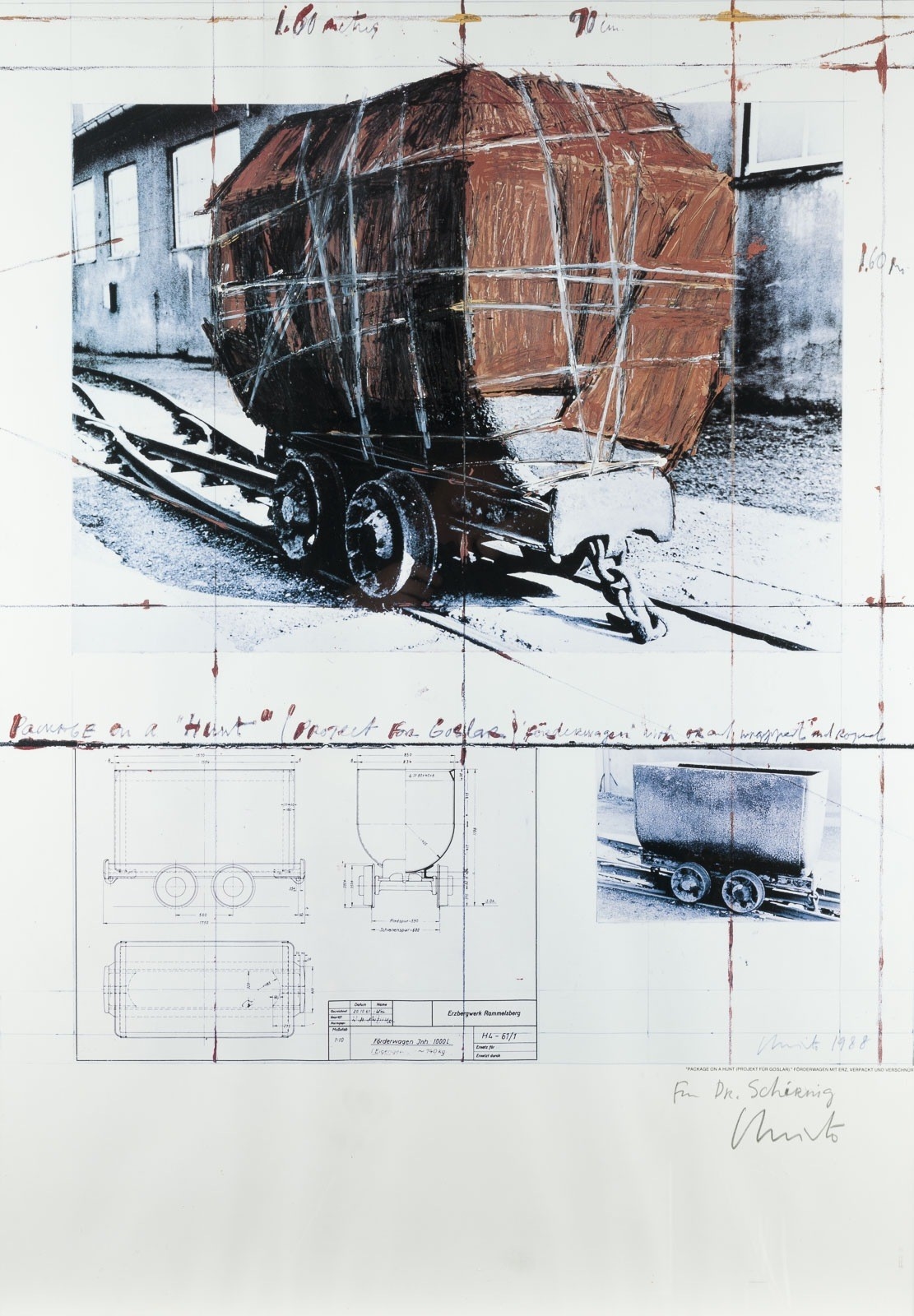 Christo | WRAPPED VESPA, PROJECT 1963-63 (KODDENBERG AND SCHELLMANN 201 ...