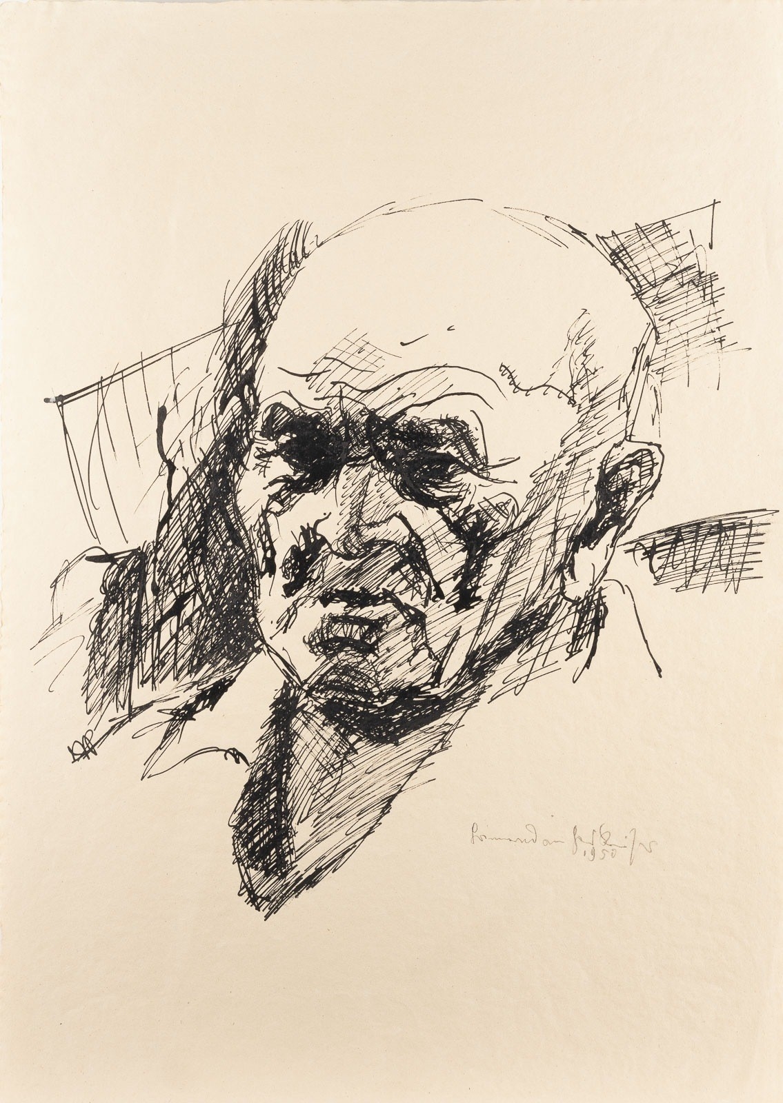 Hans Kaiser | ZWEI ZEICHNUNGEN (1950/1968 (1914) | MutualArt