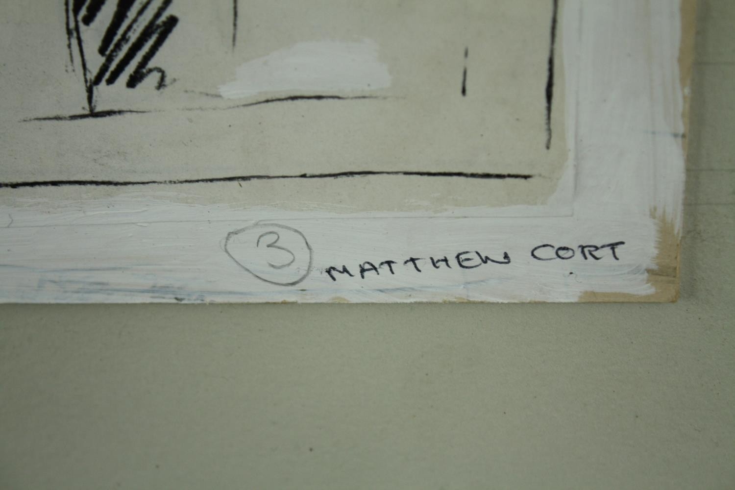 Matthew Cort | An ink sketch of a mosque | MutualArt
