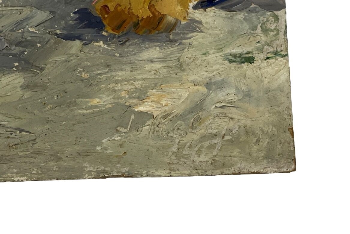Janis Kalejs | Cardboard, Oil | MutualArt