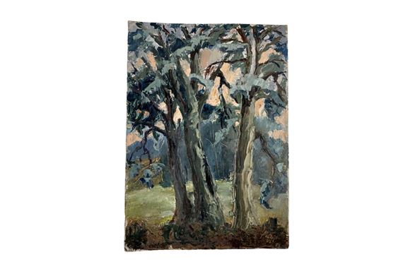 Janis Kalejs | Cardboard, Oil | MutualArt