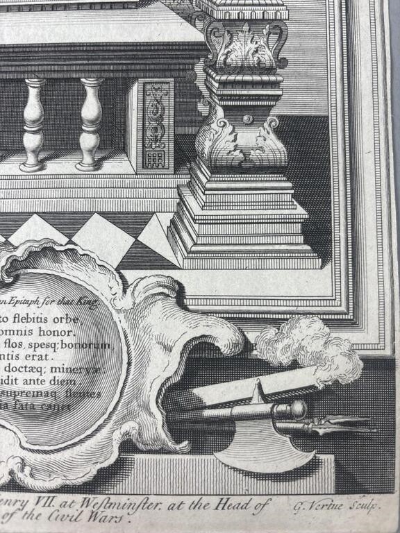 George Vertue | The Monument of King Edward VI Engraving, 1743 | MutualArt