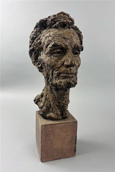 Robert Berks | 1958 Robert Berks Bronzed Abraham Lincoln Bust (1958 ...