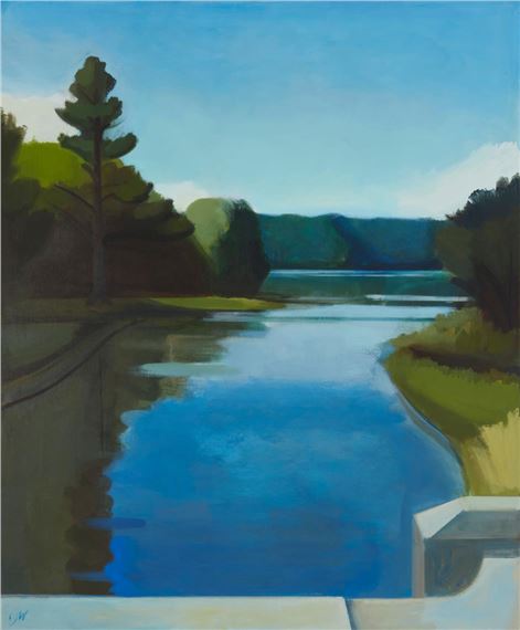 James Weeks | Concord River Seen from a Bridge | MutualArt