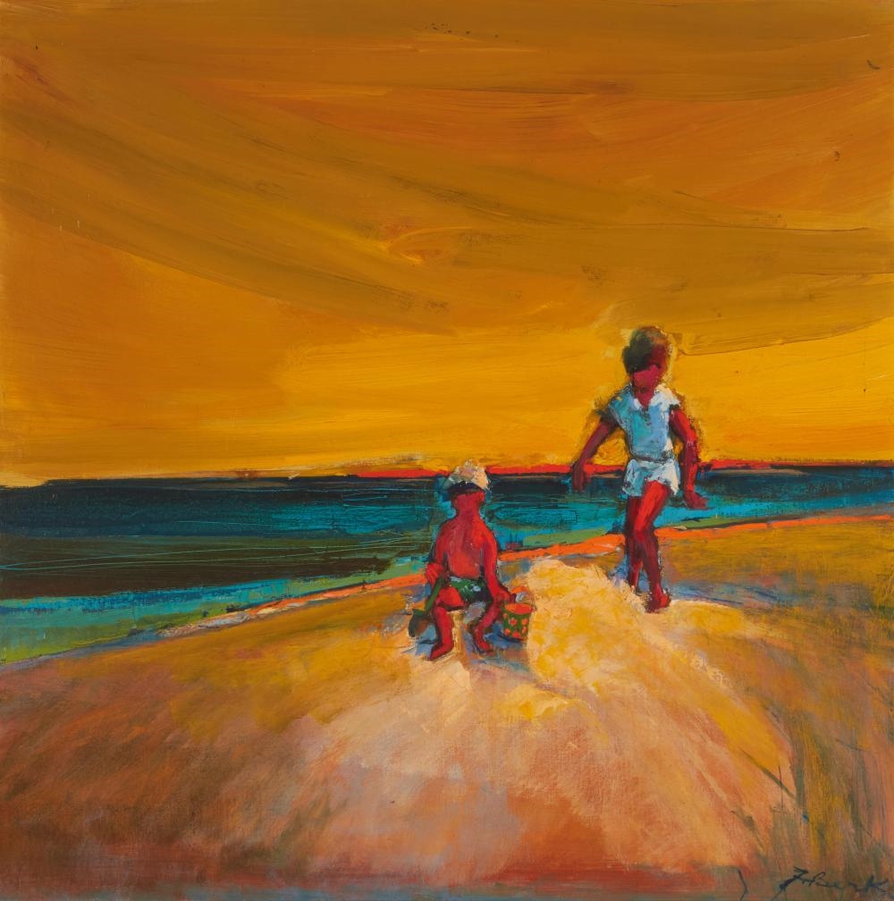 Henrietta Berk | Ochre Landscape | MutualArt