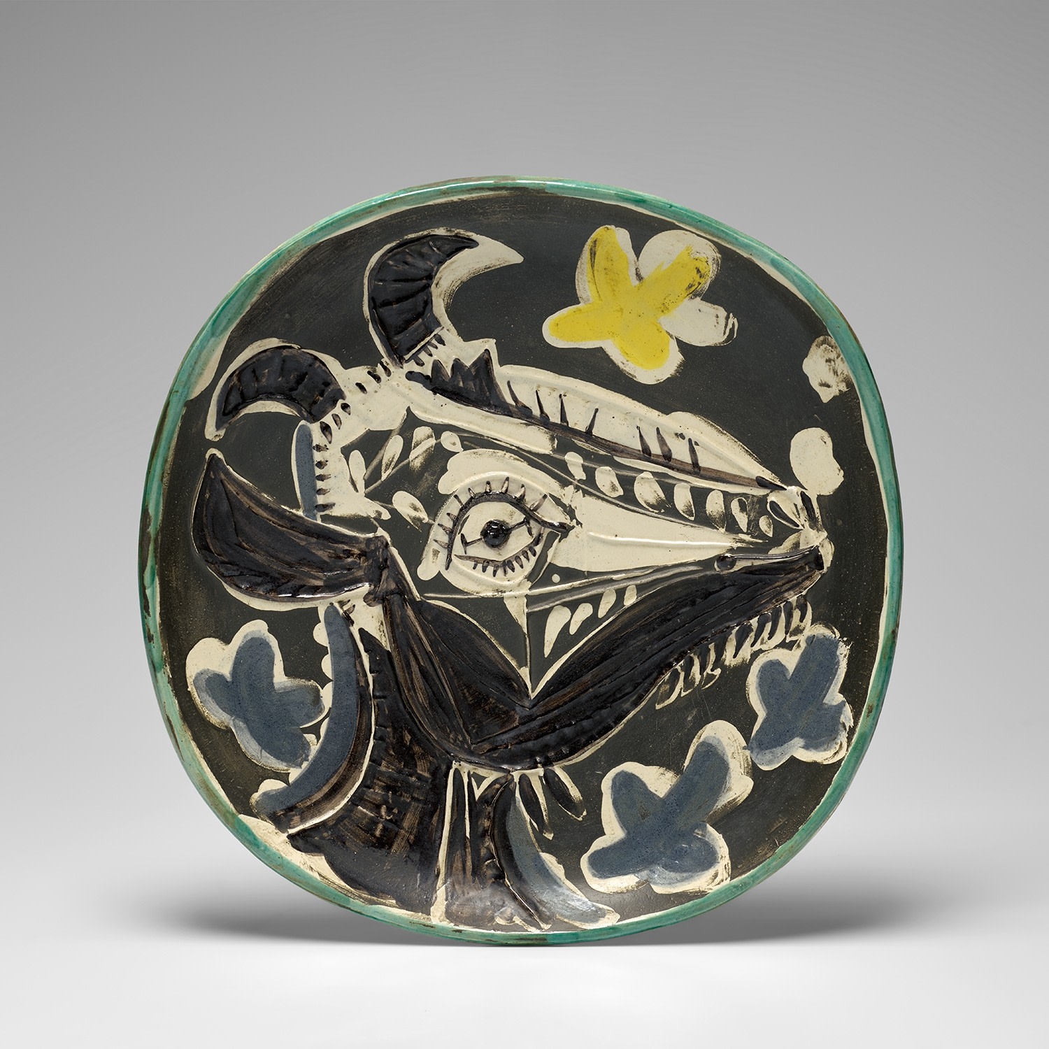 Pablo Picasso | Tête de chèvre en profil (Goat's Head in Profile) (A.R ...