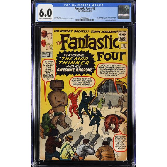 Comics Marvel | Fantastic Four | Artwork performance at auction | MutualArt