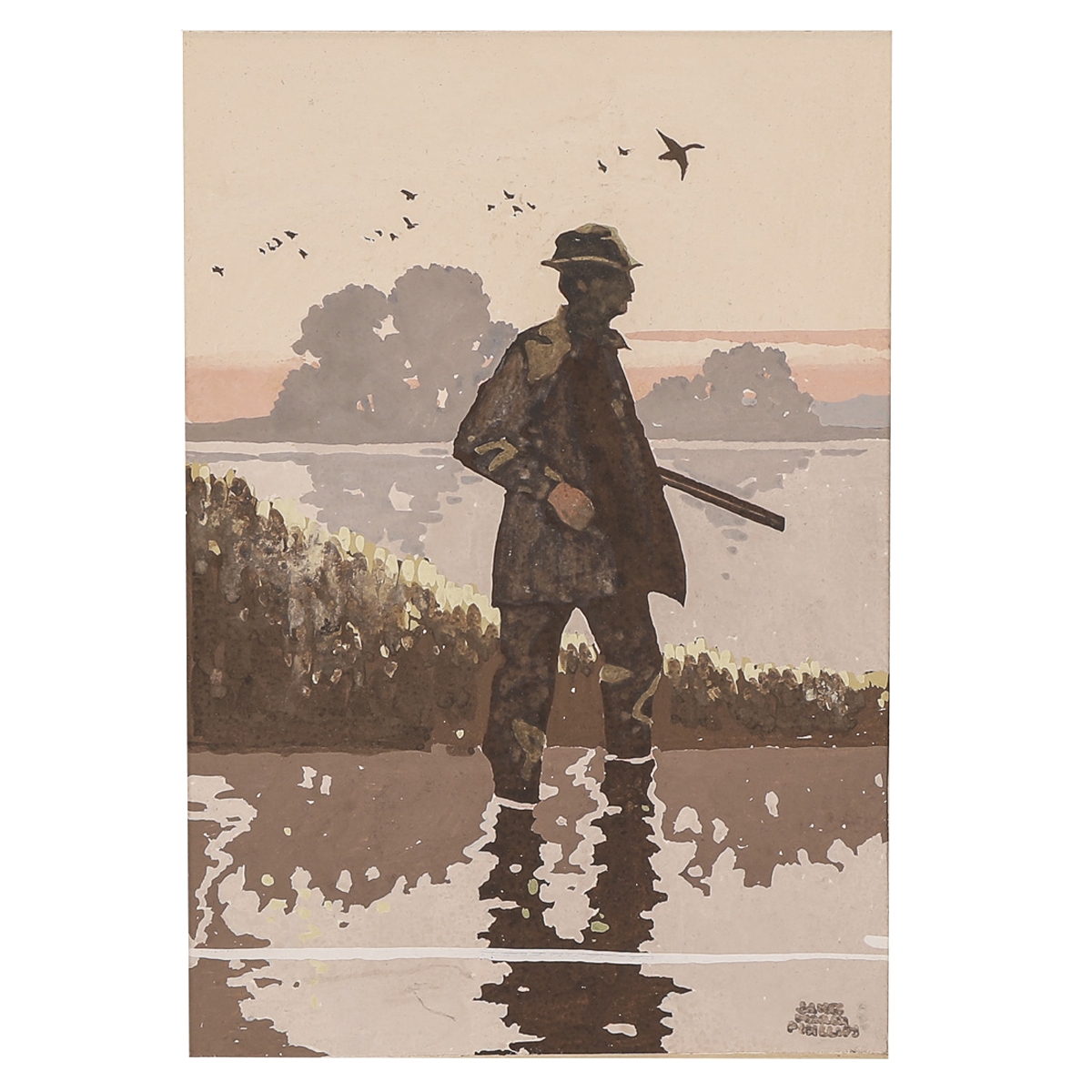 James March Phillips | James March Phillips (1913-1981) Watercolor ...