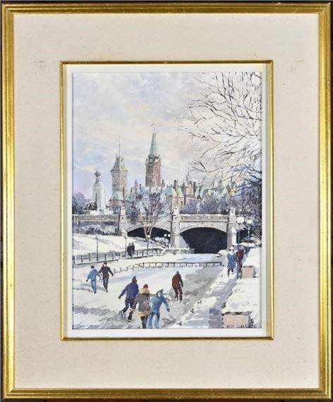 Inge Franz-Claussen | INGE CLAUSSEN OTTAWA WINTER OIL ON CANVAS SIGNED ...