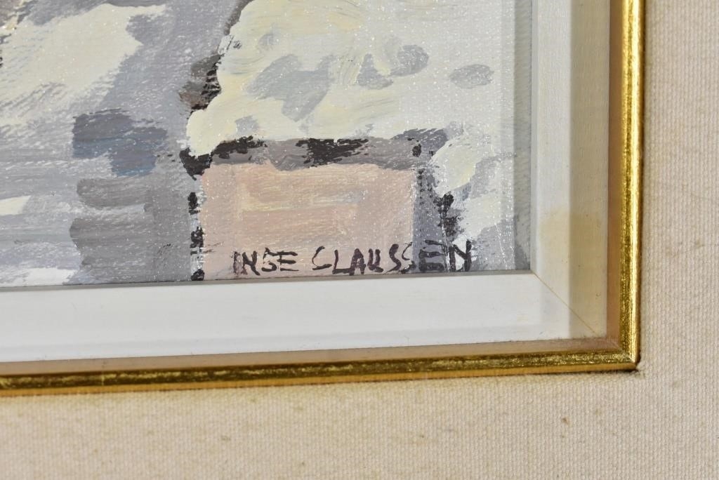 Inge Franz-Claussen | INGE CLAUSSEN OTTAWA WINTER OIL ON CANVAS SIGNED ...