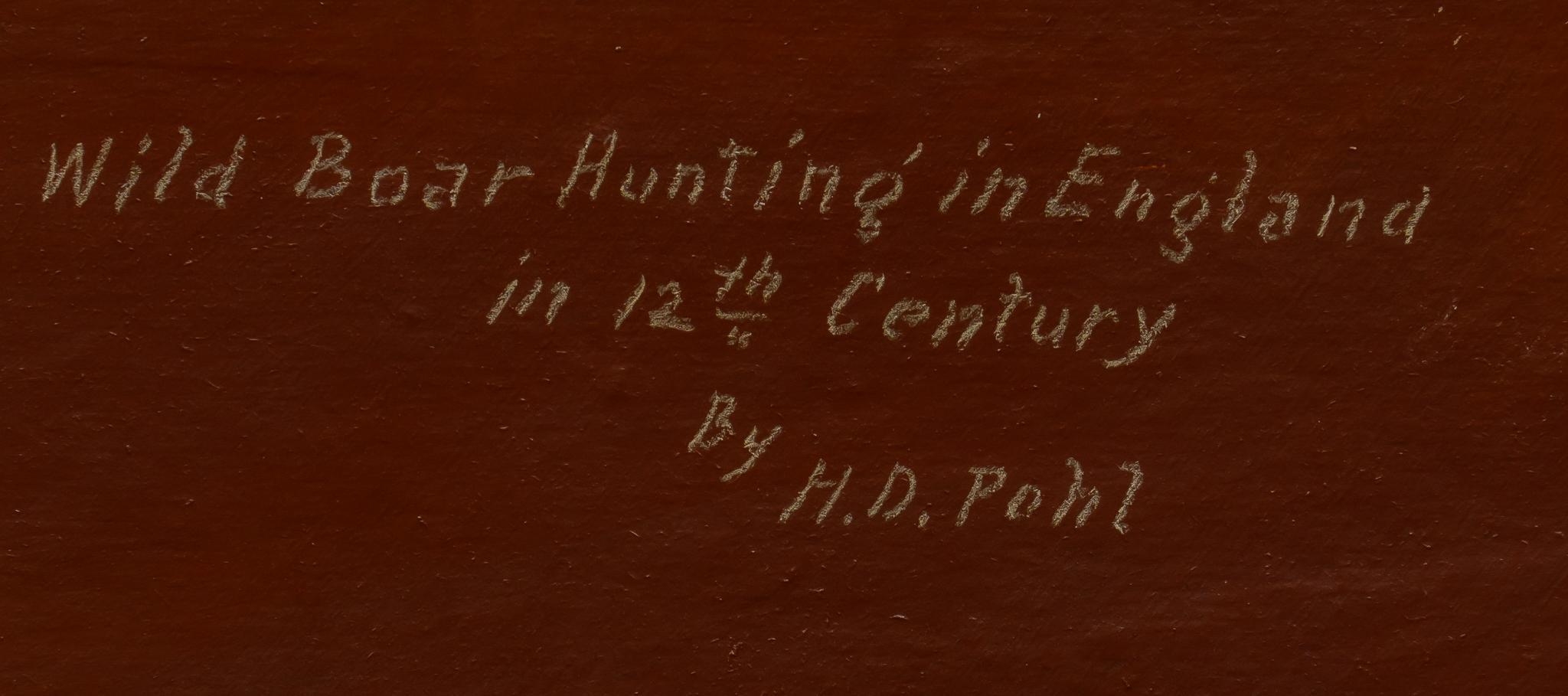 Hugo David Pohl | Wild Boar Hunting (1980) | MutualArt