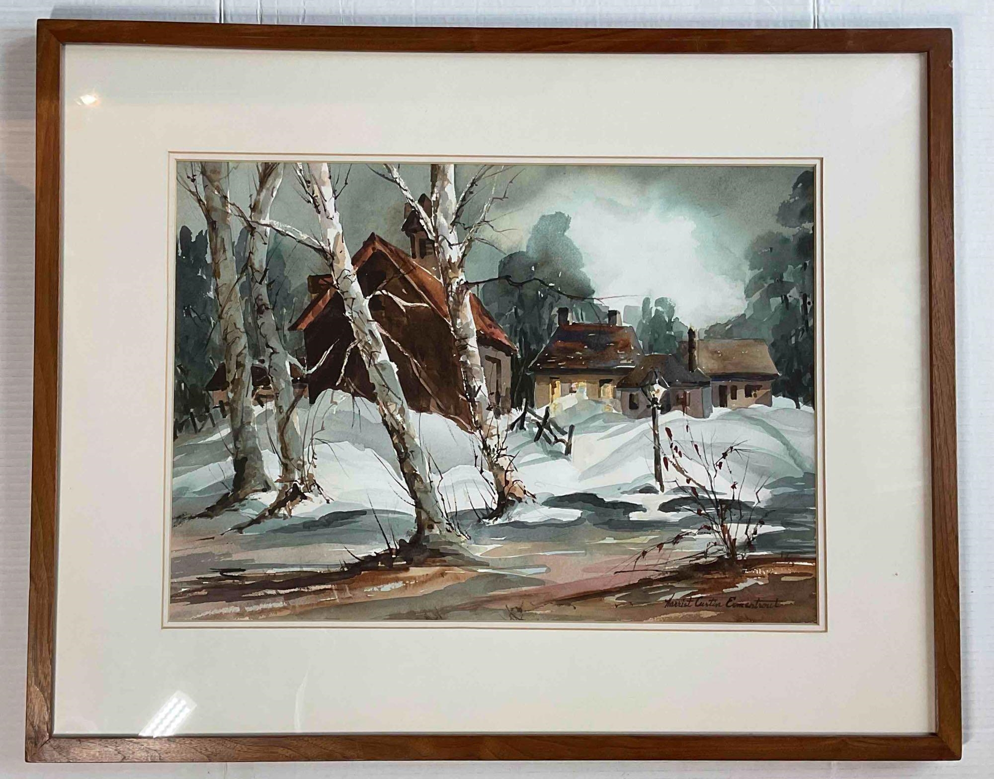 Harriet Ermentrout | Vermont landscape watercolor painting | MutualArt