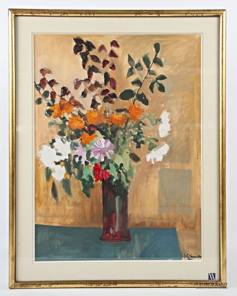 Kabumba Brighton | Bouquet of flowers on an entablature | MutualArt