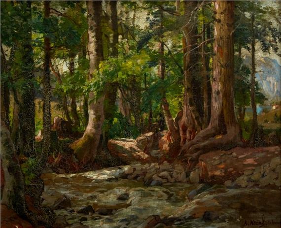 Alexandre Nozal | Landscape in the Montreux region | MutualArt