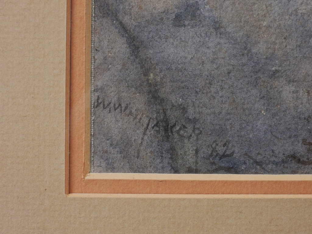 George William Whitaker | George W. Whitaker Harbor Landscape WC ...