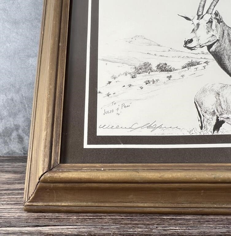 William C Gilpin | William C Gilpin African Safari Oryx Print | MutualArt