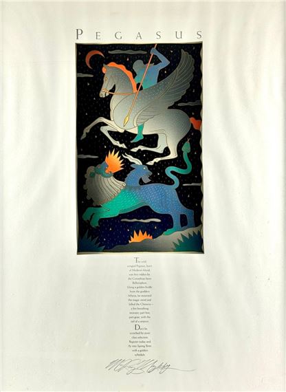 Mc Ray Magleby | Pegasus Silkscreen by McRay Magleby | MutualArt