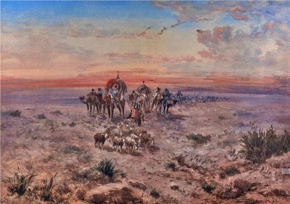 Paul B. Pascal | The Desert Way Pastel by Paul Pascal | MutualArt