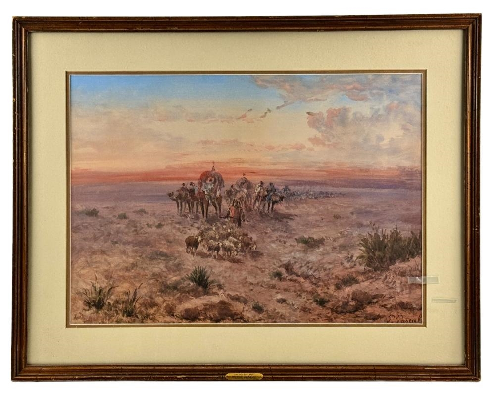 Paul B. Pascal | The Desert Way Pastel by Paul Pascal | MutualArt