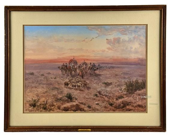 Paul B. Pascal | The Desert Way Pastel by Paul Pascal | MutualArt