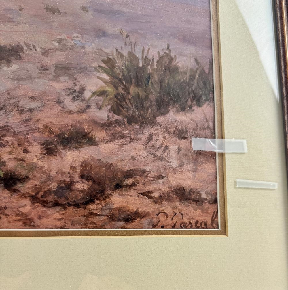 Paul B. Pascal | The Desert Way Pastel by Paul Pascal | MutualArt