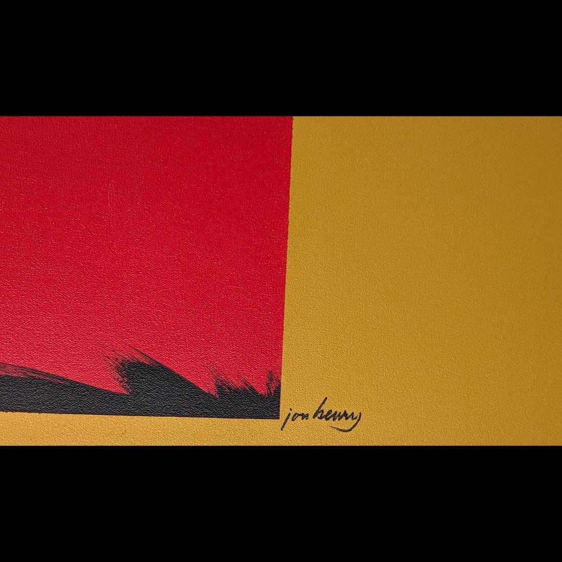 Jon Henry | Large American Jon Henry 1916-90 Acrylic Abstract Painting ...