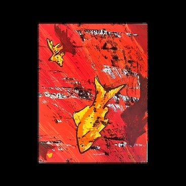 George Cameron | Lion walking in the water | MutualArt