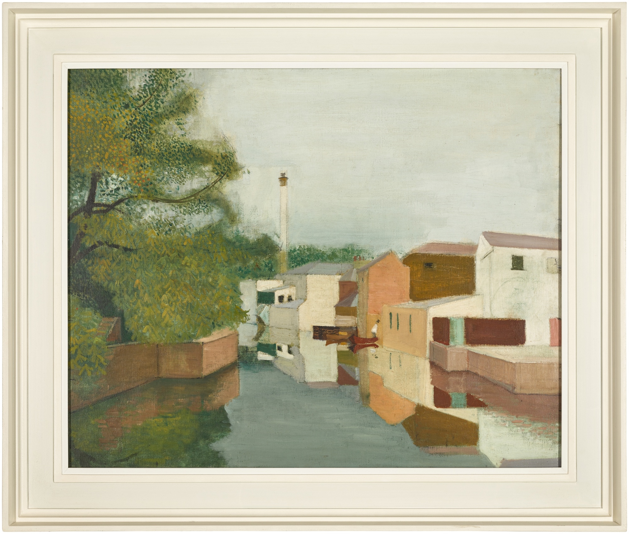 Victor Pasmore | View on the Cam from Magdalene Bridge, Cambridge, no.2 ...