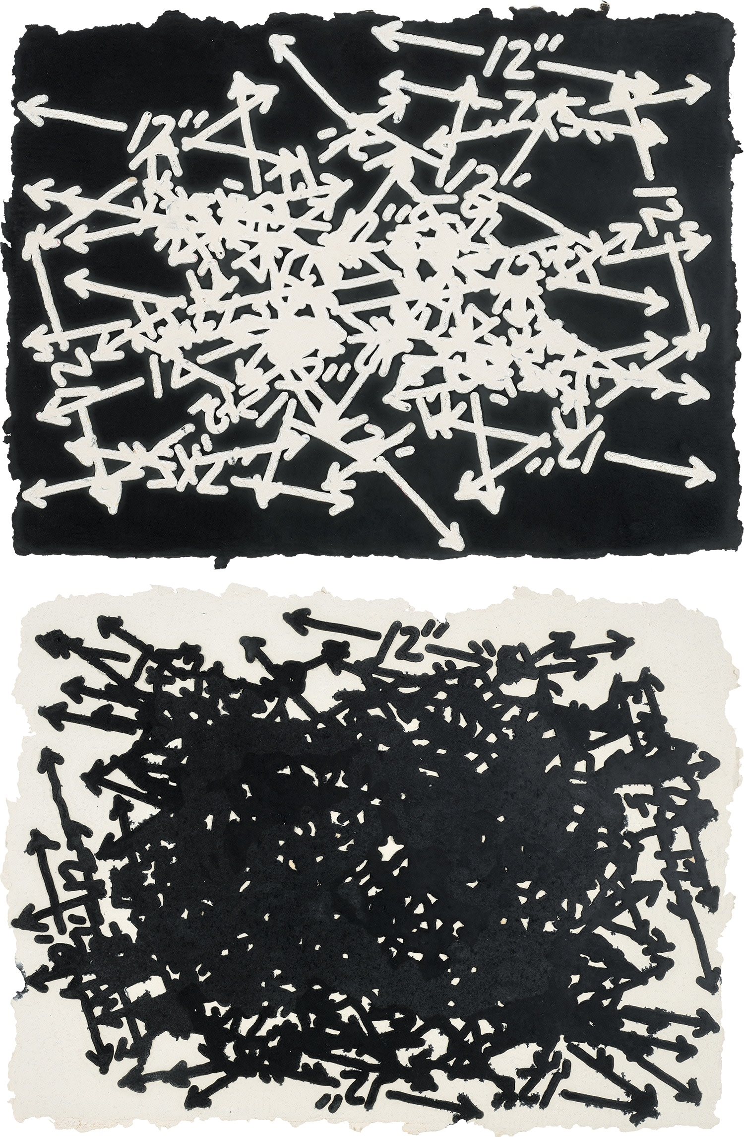 Mel Bochner | THIRD SMALL QUARTET (1988) | MutualArt