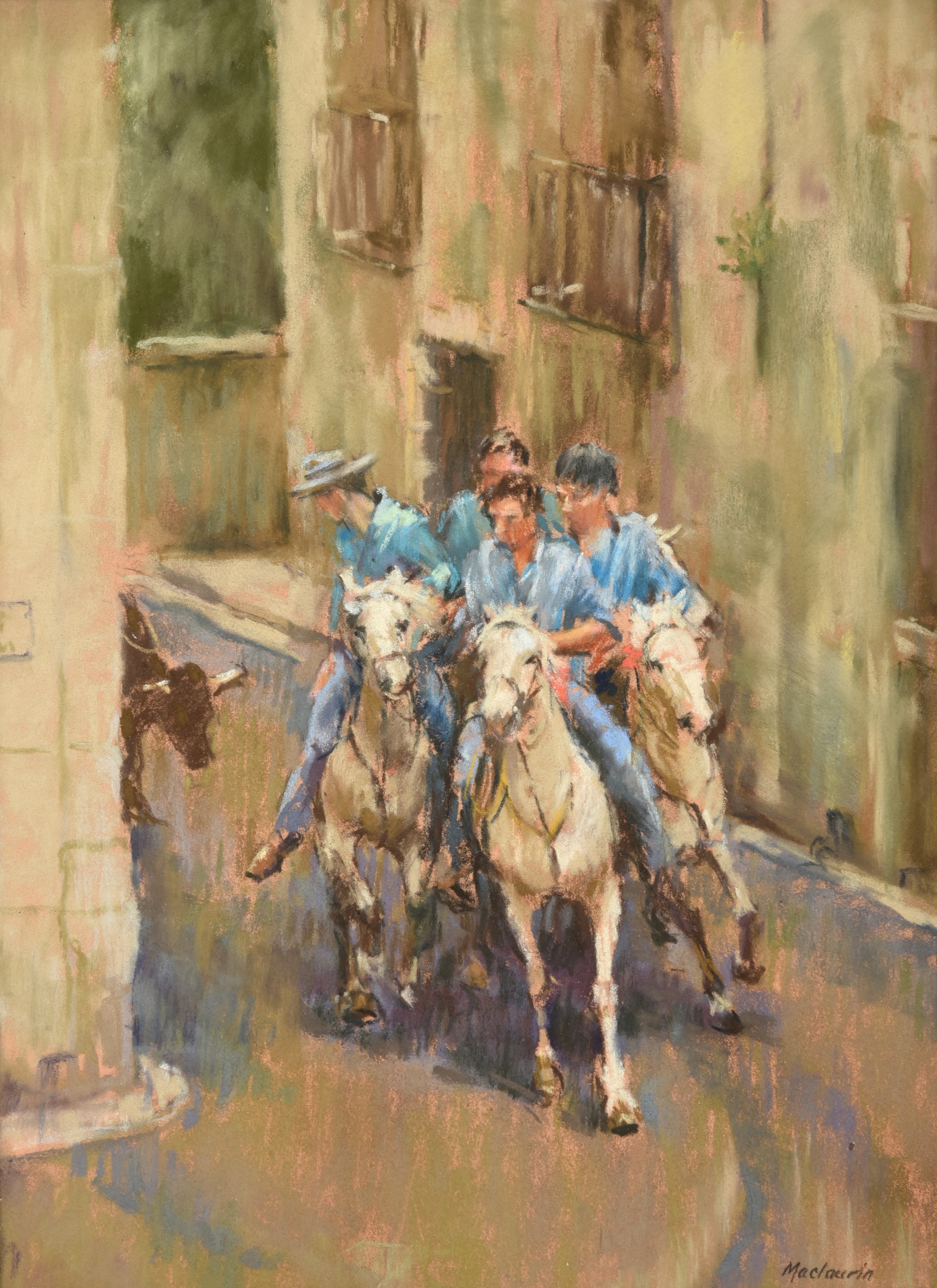 Pat Maclaurin | Bull Run in Soubes | MutualArt