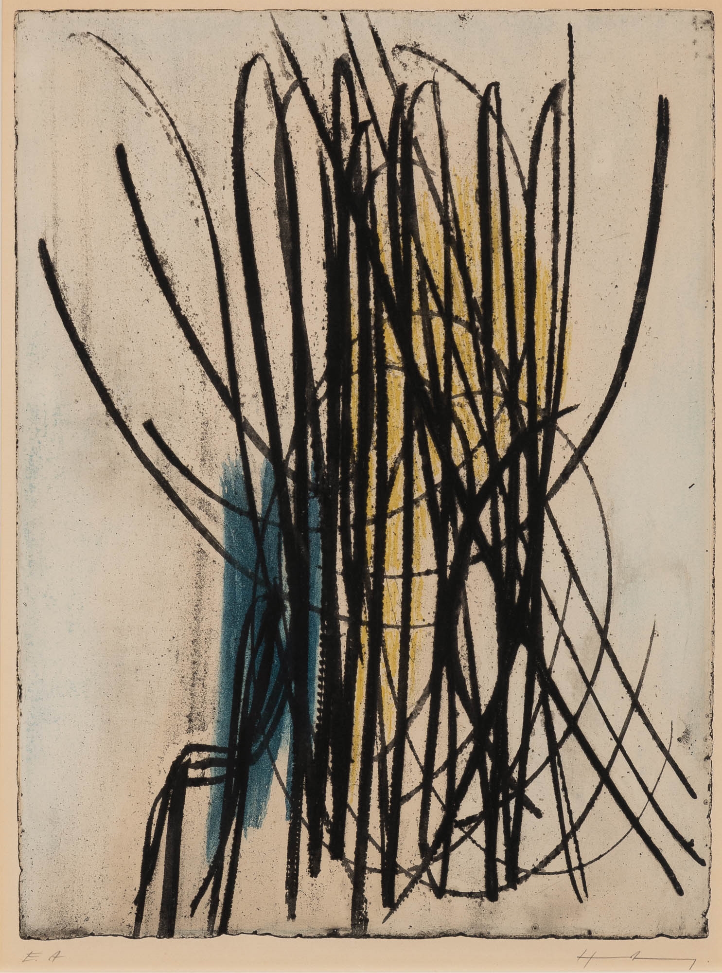 Hans Hartung | T (1952) | MutualArt