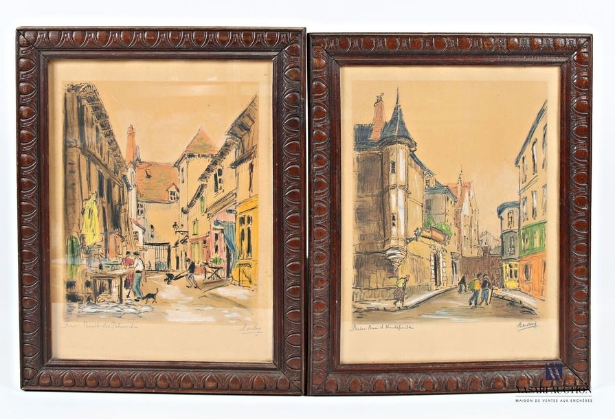 Barday | Paris, Ruelle des Patriarches Two color lithographs Titled and ...