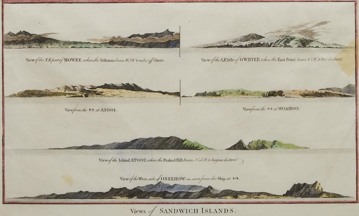 William Bligh | Views of Sandwich Islands by William Bligh 1785 (1785 ...
